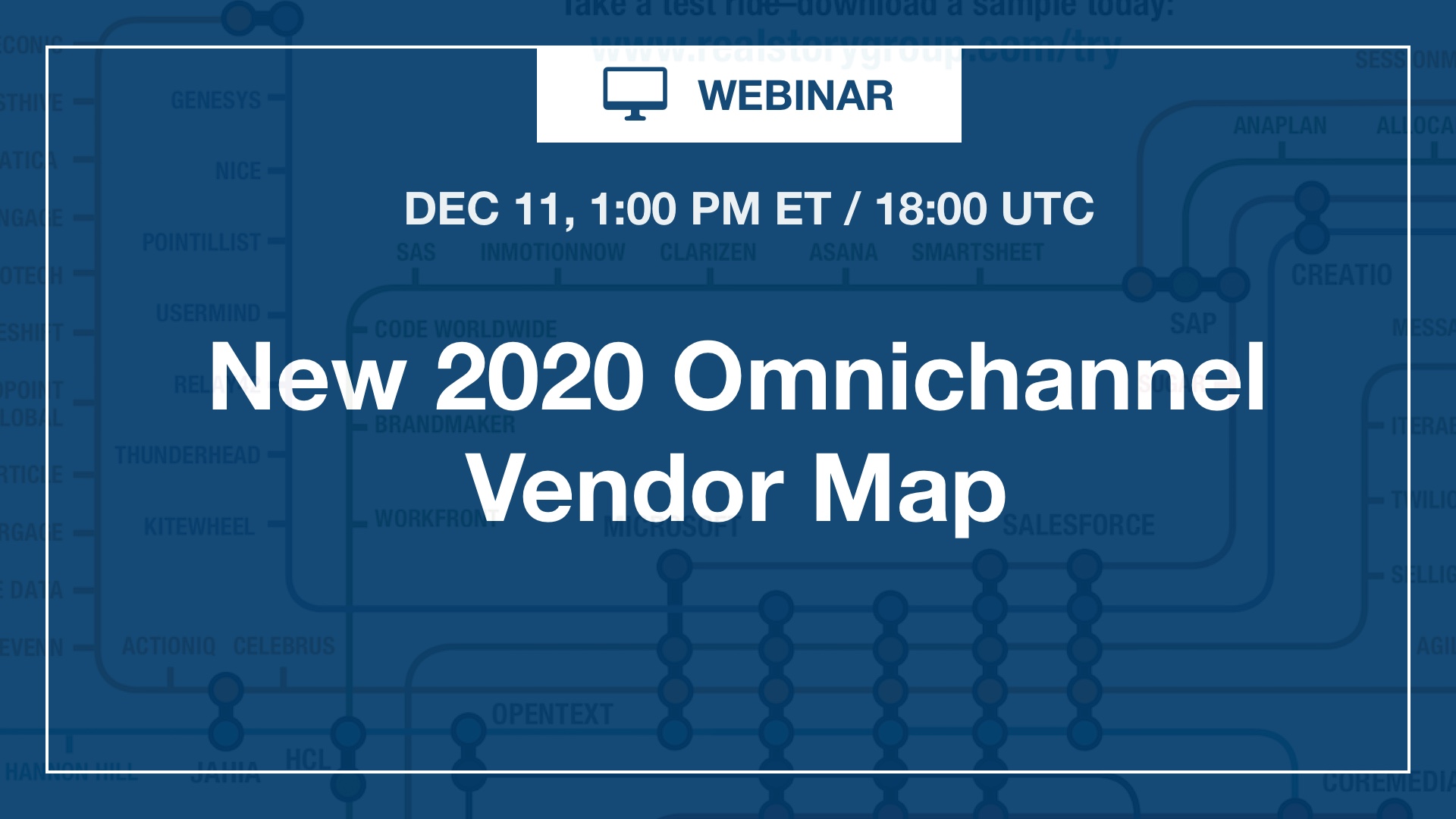 [Webinar] New 2020 Omnichannel Vendor Map | Real Story Group